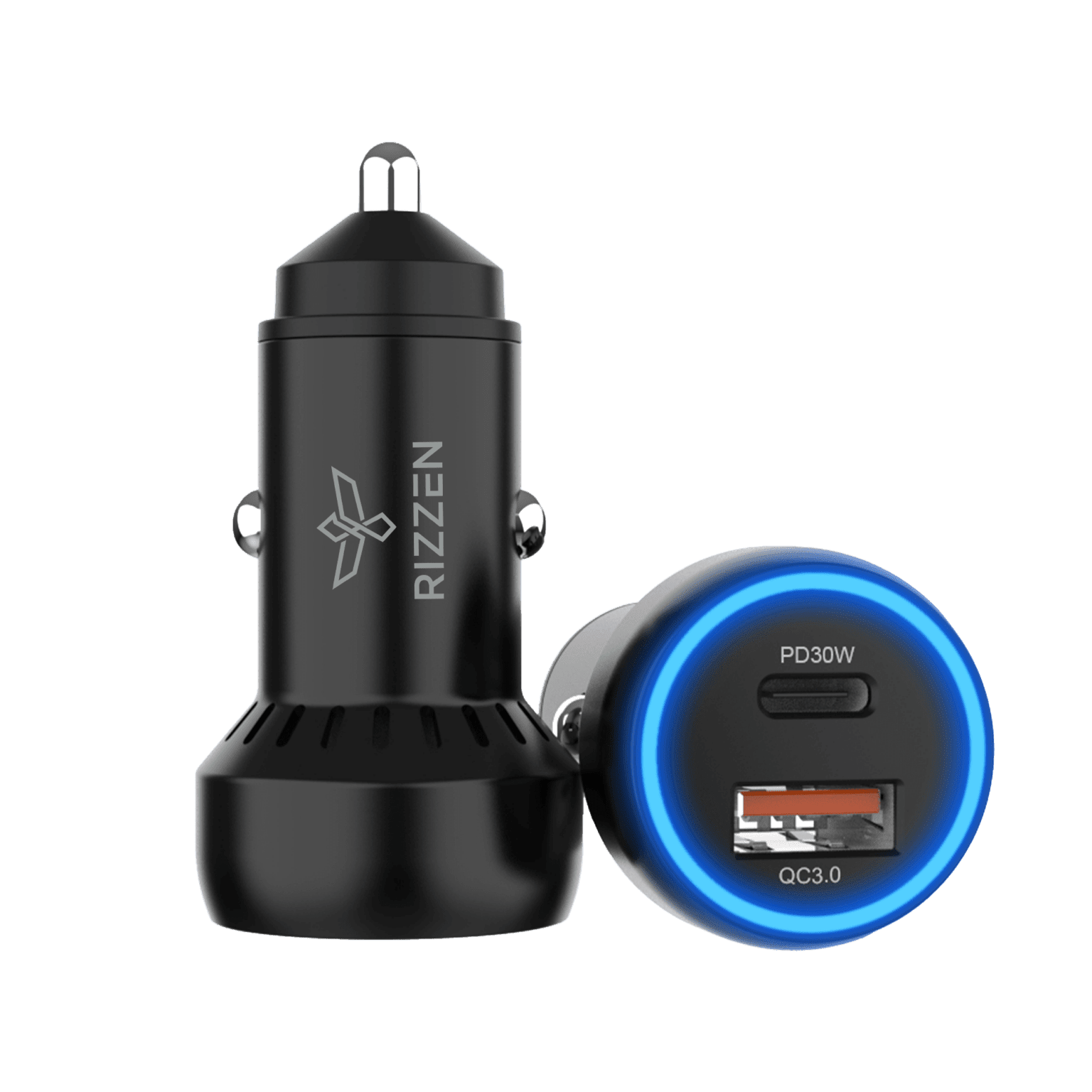 Rizzen Dual Rapid Car Charger | 48W