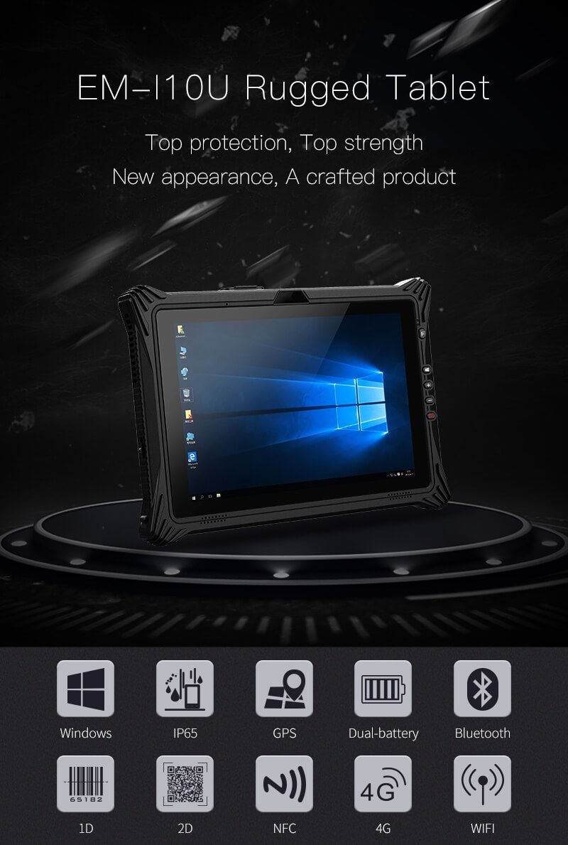 RuggEX T500 Rugged Tablet, Intel Core I5 - Rugged SA