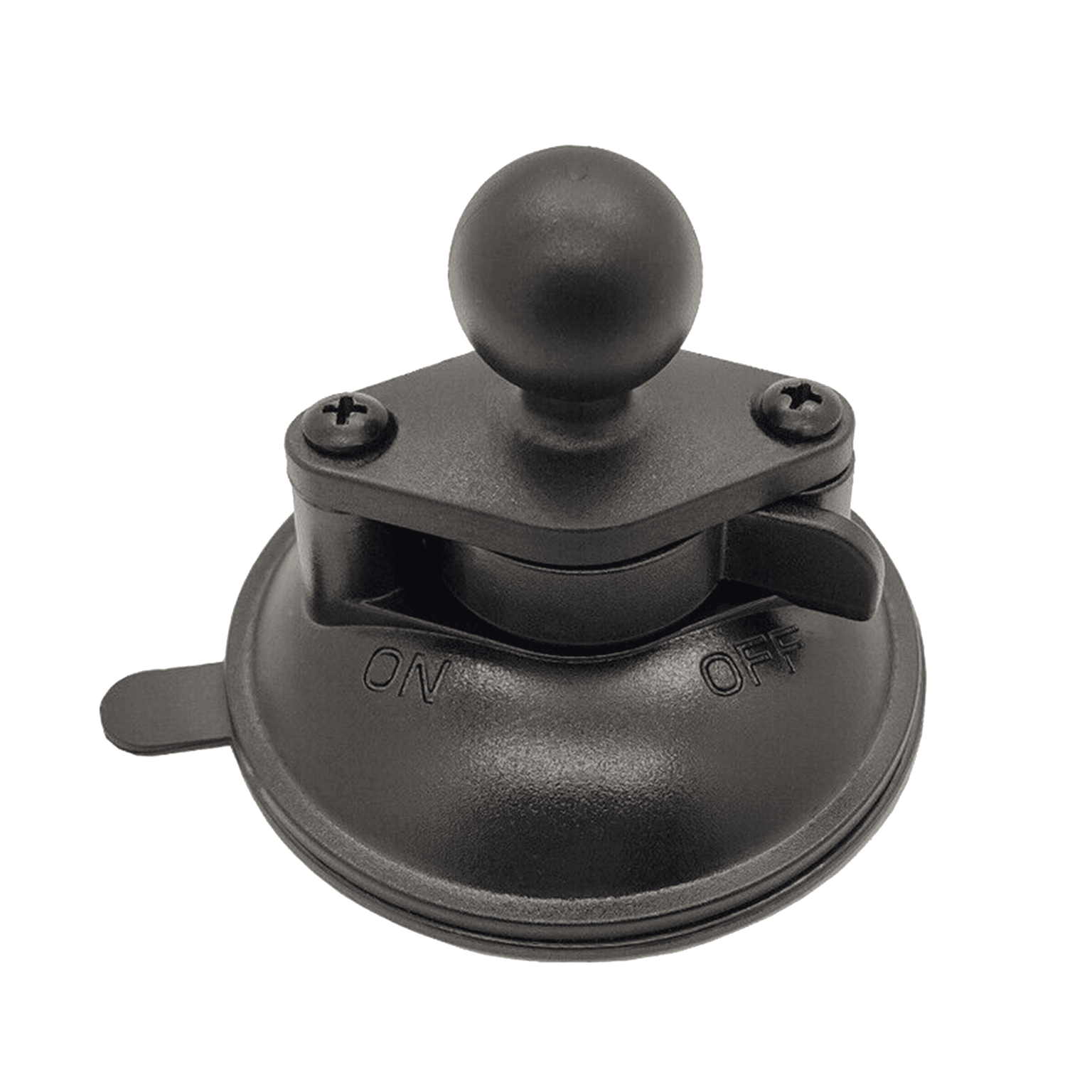 Rizzen Single Suction Cup Base with 1" inch diamond ball base